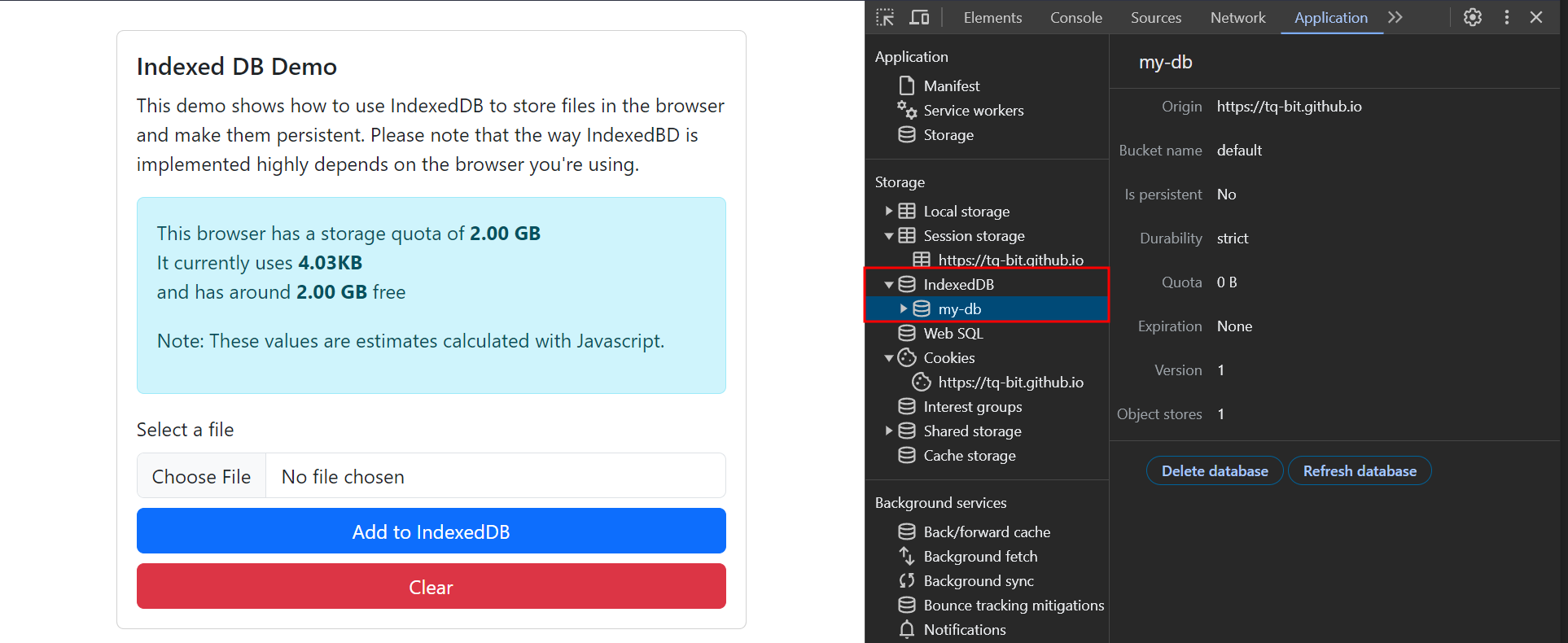 How To Use Indexeddb To Store Images And Other Files In Your Browser